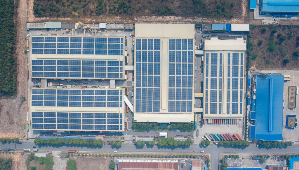 Rooftop solar system - VSIP 2 IP and My Phuoc 3 IP - Tona Syntegra Solar